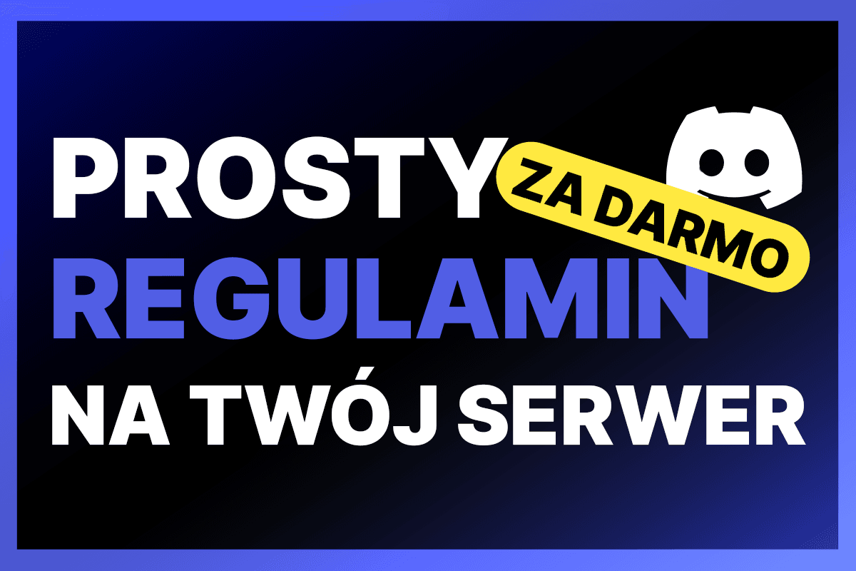 Prosty regulamin serwera Discord - gotowy do użycia - ZA DARMO | magictm
